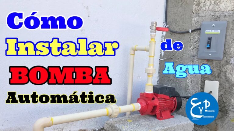 Guía paso a paso: Cómo instalar una bomba de agua automática en tu hogar - Movilamoros.es
